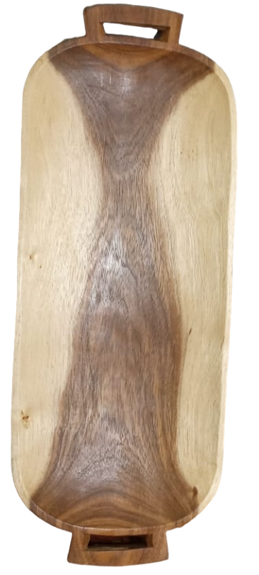 Ugqoko Meat Platter | Wooden Tray – African Traditional Home and Wear