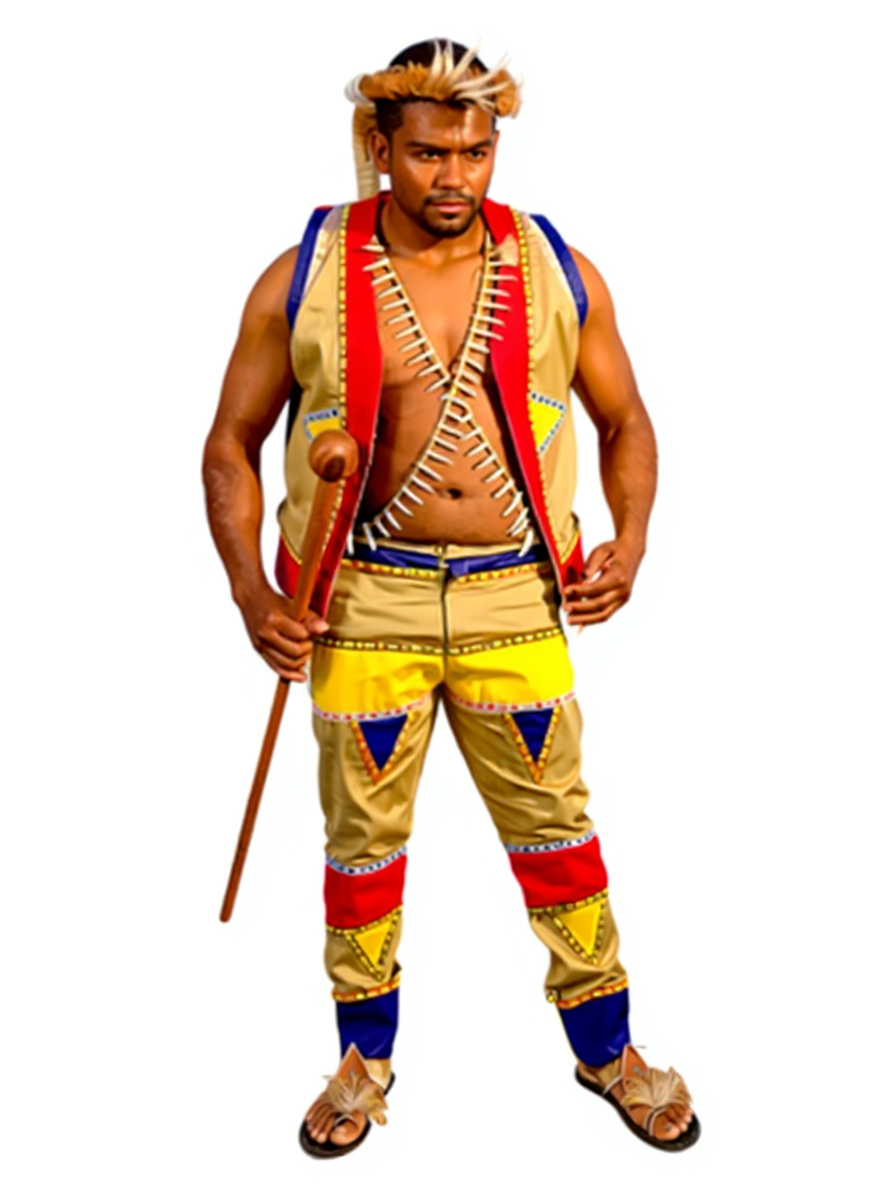 Umblaselo for Men | Umblaselo Zulu Traditional Attire – African ...