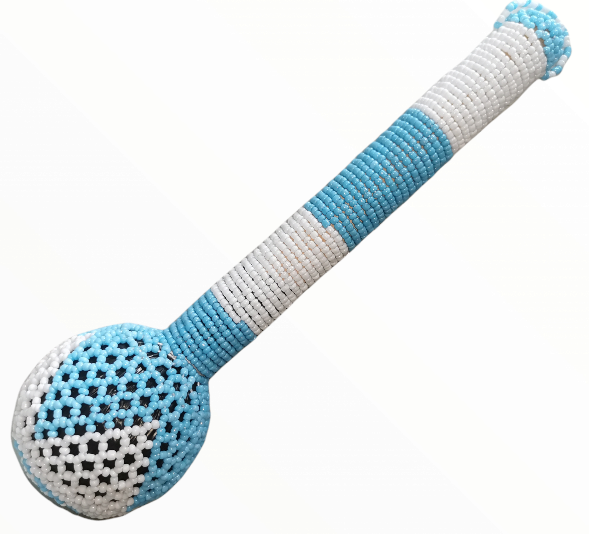 Xhosa Beaded Knobkerrie | African Beaded Knobkerrie – African ...