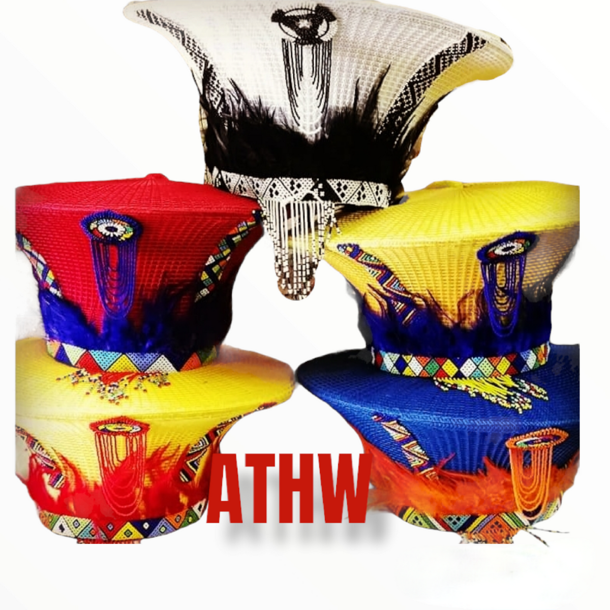 African Hat Wedding | Isicholo – African Traditional Home and Wear