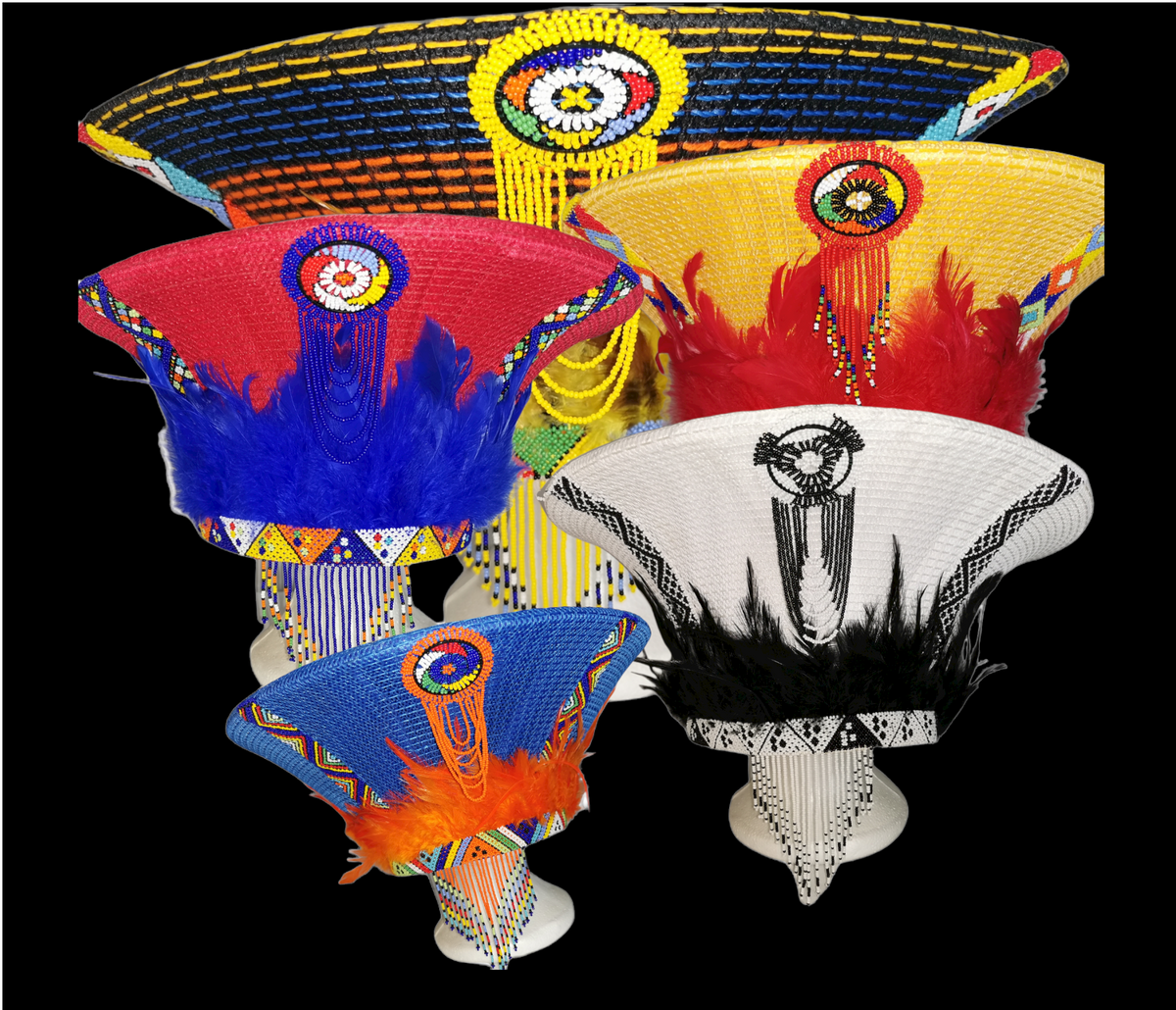 African Hat Wedding | Isicholo – African Traditional Home and Wear